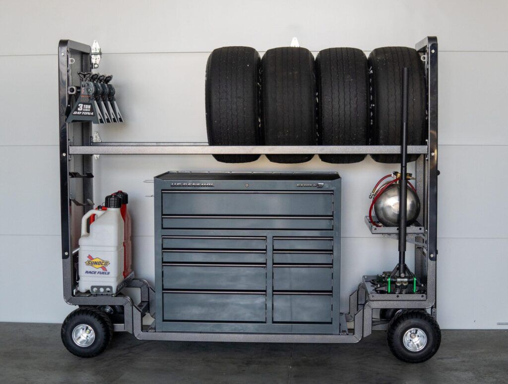 Bare Modular Cart Chassis with Steering System - Pit Innovations