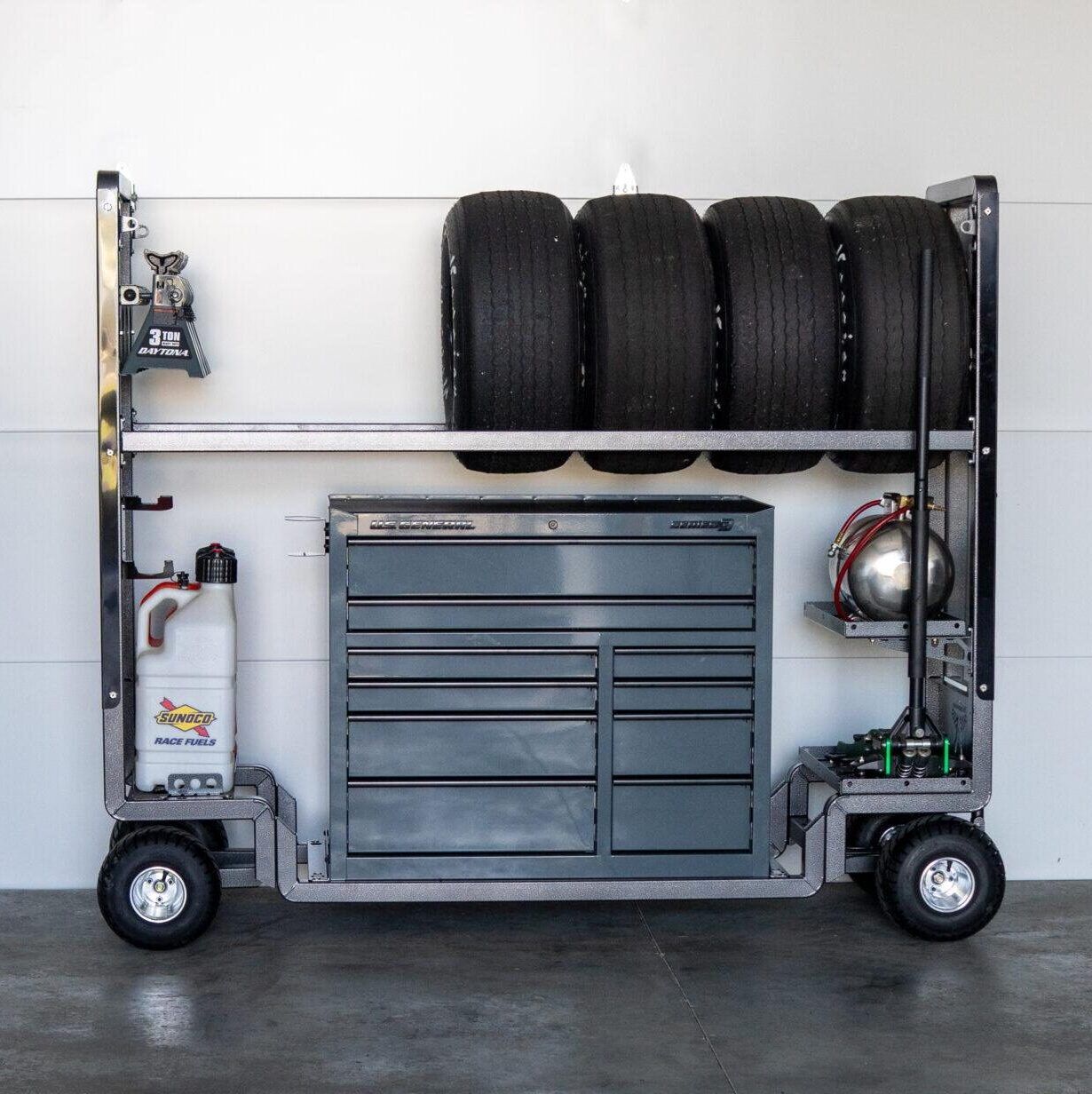 Hybrid Tool and Tire Cart - Pit Innovations